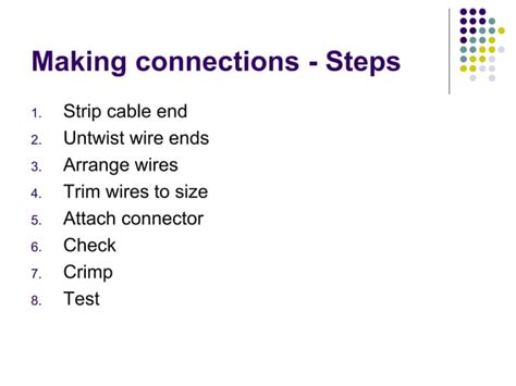 understanding fundamentals of network cabling ppt