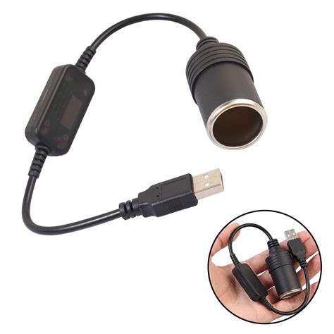 ADAPTATEUR DE CÂBLE femme USB A durable mâle vers 12 V solide et fiable