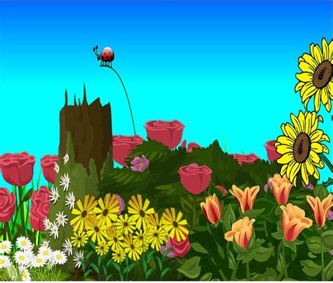Detail Gambar Animasi Kebun Bunga Koleksi Nomer 4