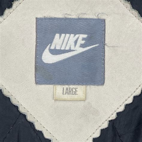 Vintage Nike Letterman Jacket Woolleather Patches Logo Varsity Jacket