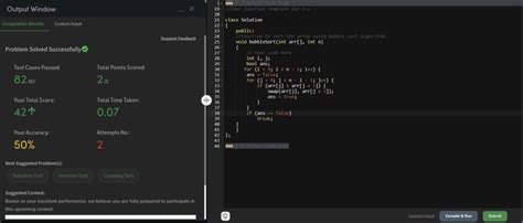 my 100 day coding challenge with bubble sort siddhi p posted on the