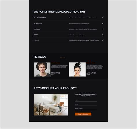 Landing Page Nude Design Studio Behance