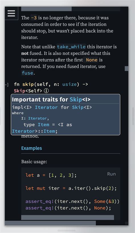 Feedback On Important Traits Rustdoc Feature Tools And