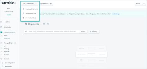 how to create shipments via csv upload easyship