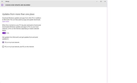 Windows 10 Setup Options