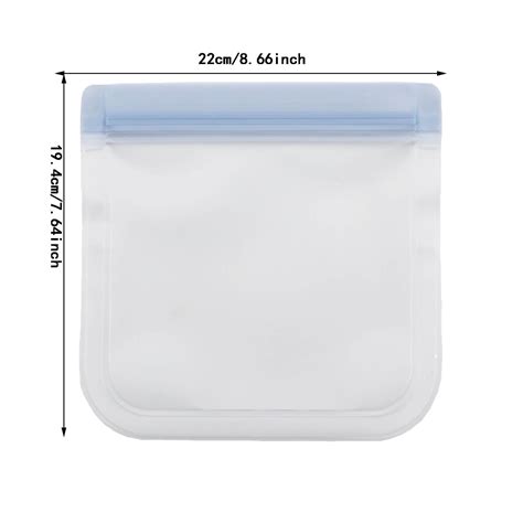 Avdjesfny 10 Pack Reusable Ziplock Bags Silicone Leakproof Reusable