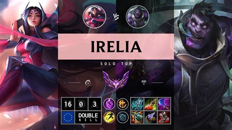 Irelia Top Vs Dr Mundo EUW Master Patch 14 13 YouTube