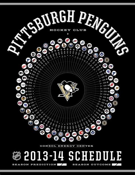 Penguins 2013 14 Schedule Pittsburgh Hockey Pittsburgh Penguins