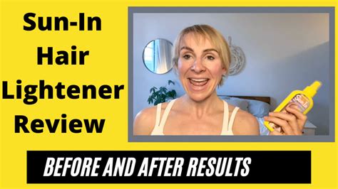 Sun In Hair Lightener Review And Before And After Results