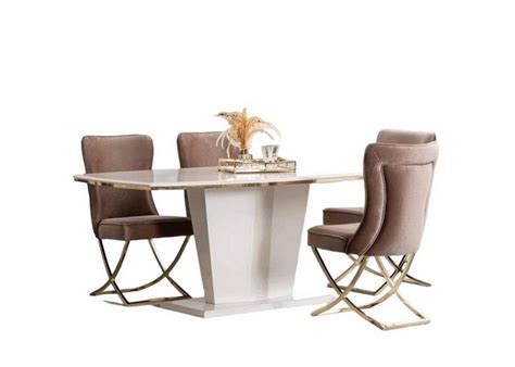 Jvmoebel Esszimmer Set Luxus Esszimmer Essgarnitur Esstisch Set