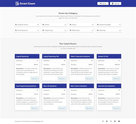 smart exam online exam php script by smarteye codester