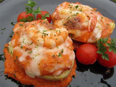 Patatas Rellenas De Langostinos Thermomix Thermomix Juani De Ana