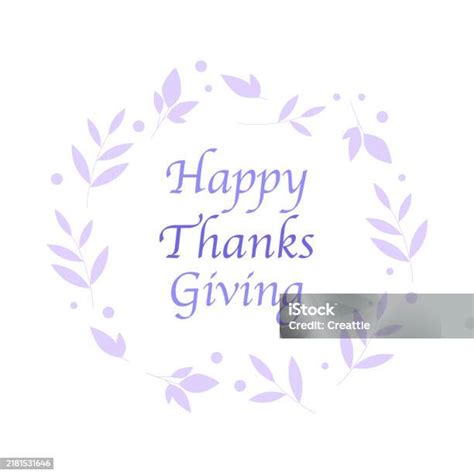 행복한 추수 감사절 잎 화환 장식 평면 벡터 일러스트 레이 션은 감사 수확 그리고 가족을 상징 흰색 배경에 고립되어 있습니다 0명에 대한 스톡 벡터 아트 및 기타 이미지