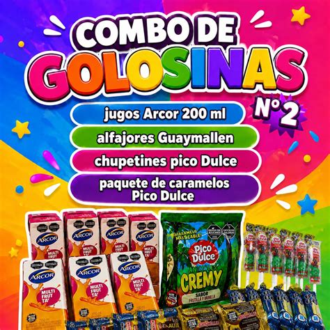 Combo De Golosinas Nº 2 Para 20 Niños Cotillón Martín