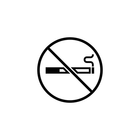 Diseño De Logotipo De Advertencia De No Fumar 9431207 Vector En Vecteezy