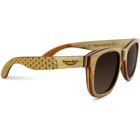Handmade Maple Wood Sunglasses Polarized Uv400 Lenses In A Wooden