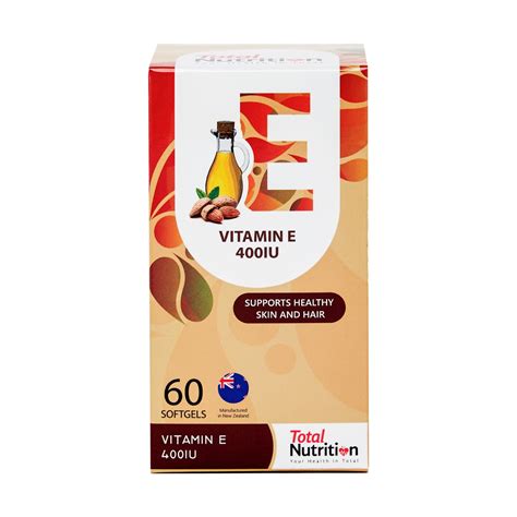 Total Nutrition Vitamin E 60s Ascenshopee