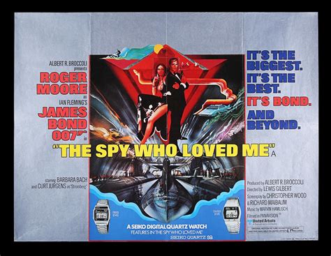Lot 103 The Spy Who Loved Me 1977 Uk Quad Seiko Poster 1977