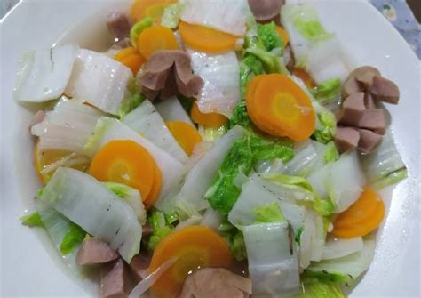 Resep Tumis Sawi Putih Wortel Sosis Oleh Riyanti Cookpad