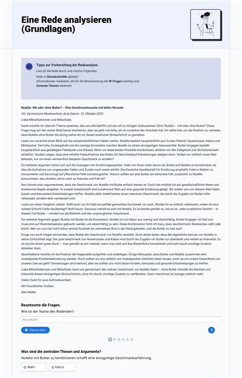 Eine Rede Analysieren Grundlagen