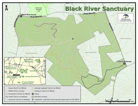 Wildlands Conservancy Black River Sanctuary Trail Map Documentcloud