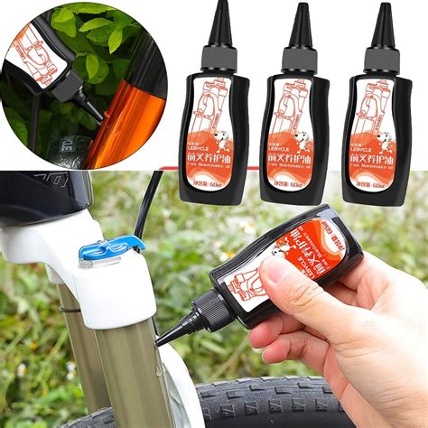 산악 자전거 부품 전면 후면 프론트 포크 오일 실리콘 윤활 충격 흡수 오일 쇼크 업소버 오일 액세서리 Aliexpress