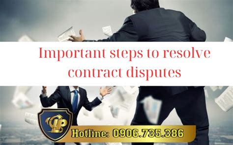 Important Steps To Resolve Contract Disputes