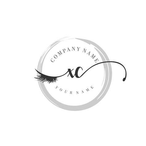 Initial Xc Logo Handwriting Beauty Salon Fashion Modern Luxury Monogram