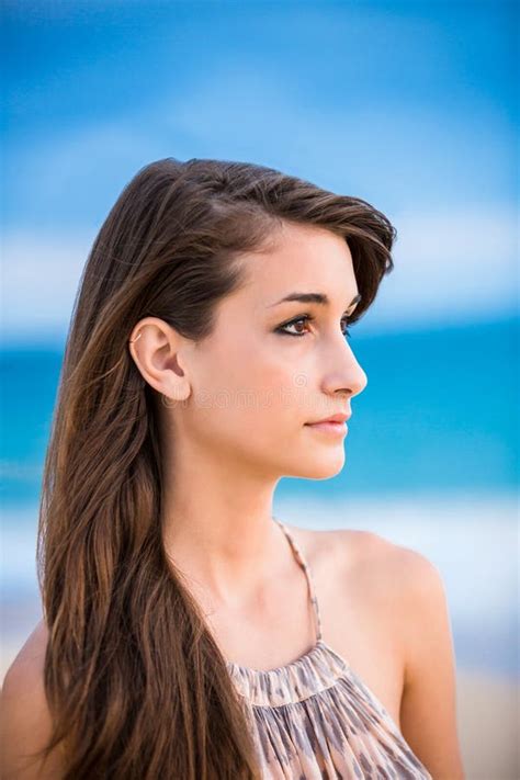Beautiful Young Woman Stock Image Image Of Backlight 41043517