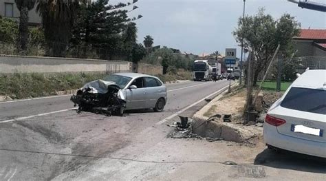 Incidente Stradale Sulla Statale 115 Due Persone Ferite SiciliaTv Org