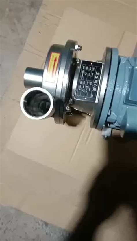 High Viscosity Material Transfer Pump Sanitary 3 Lobe Pump For Milk