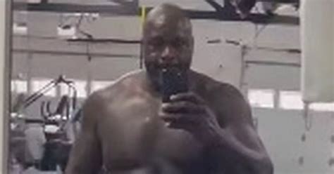 Ripped Shaquille Oneal 50 Has Fans Tipping Nba Return As He Shows