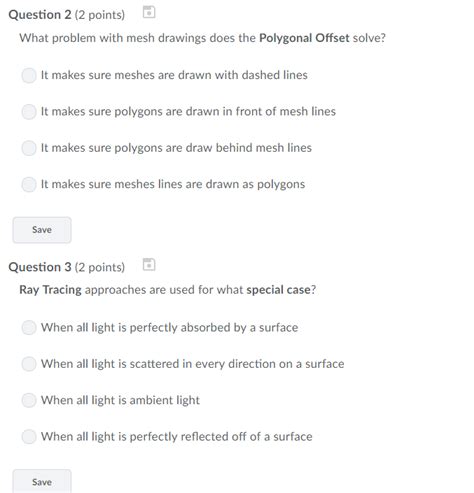 Solved Question Points What Problem With Mesh Drawings Chegg Com