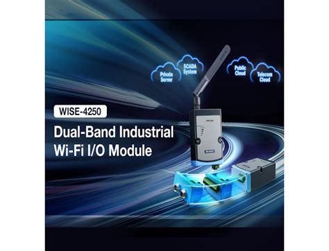 Advantech Europe Advantech WISE Dual Band Industrial Wi Fi I O Module For IoT Data
