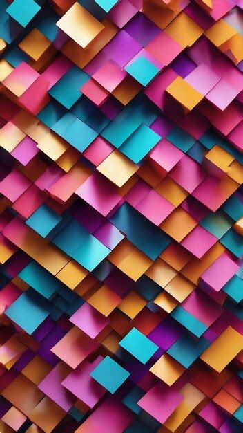 Premium Photo Creative Geometric 3d Texture Background Design