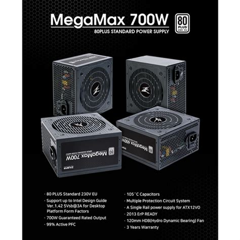 Zalman ZM700 TXII 700W 80 12CM Çift Forward Psu
