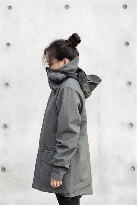 #techwear Style Monochrome, Monochrome Fashion, Techwear Female, Mode ...