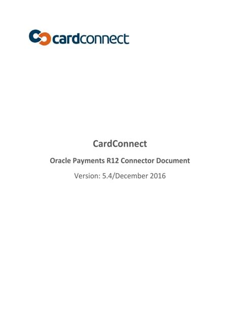 Original Oracle Ebs R12 Connector Document For Venkati Sr Pdf Proxy