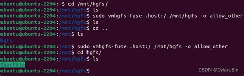 Ubuntu 2004 Mnthgfs下不显示共享文件夹的处理办法 及 复制粘贴无反应复制文件到ubuntu没有反应 Csdn博客