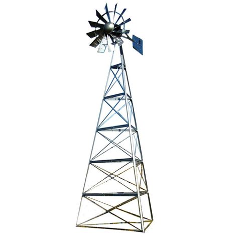 Outdoor Water Solutions Wood Aeration Windmill Kit With Galvanized