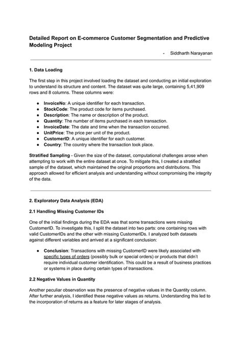 E Commerce Customer Segmentation And Predictive Modeling Enhancing Marketing Strategies Pdf