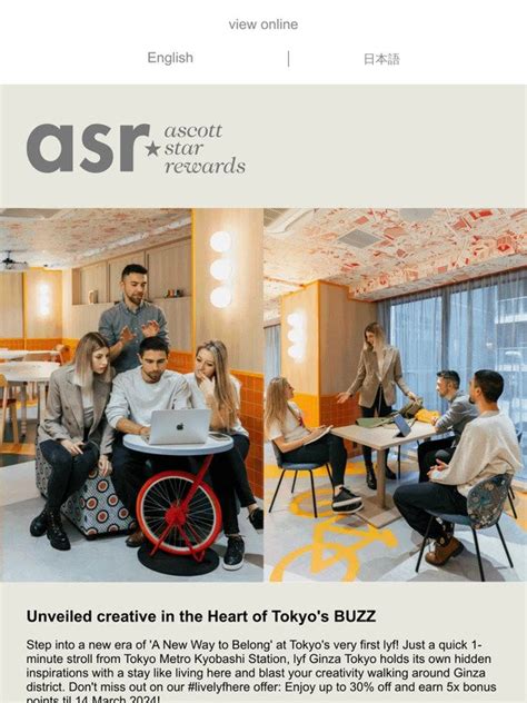 Citadines 🎉grand Opening Lyf Ginza Tokyo Discover Lyf And Pulse In