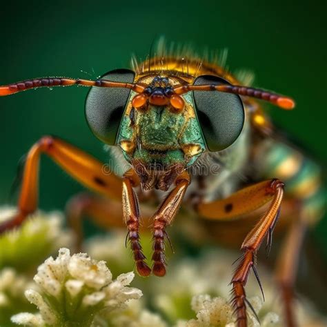 Extreme Macro Very Sharp And Detailed Insect Closeup Ai Generated
