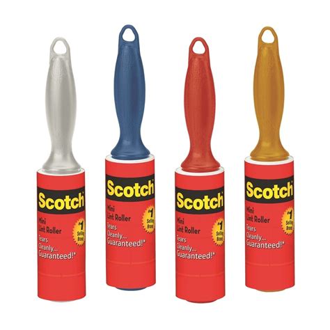 Guestsupply Us 3m Scotch Brite® Mini Lint Roller 24 Roller Per Pack