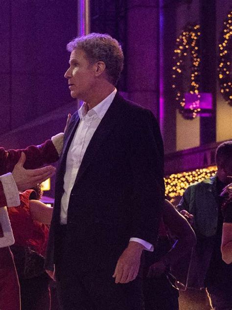 Will Ferrell Black Blazer Spirited Present Black Blazer Sale