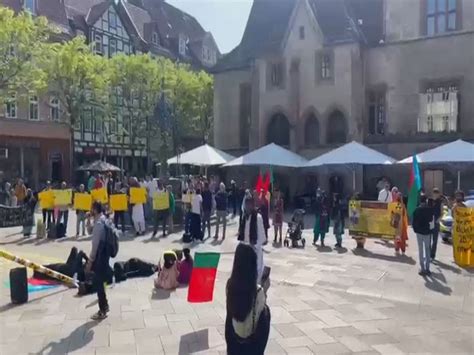 Baloch Hold Anti Pakistan Protests In Germany Against Nuclear Tests In