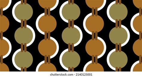 Seamless Abstract Chain Pattern Vector Illustration Stock Vector Royalty Free 2140125001