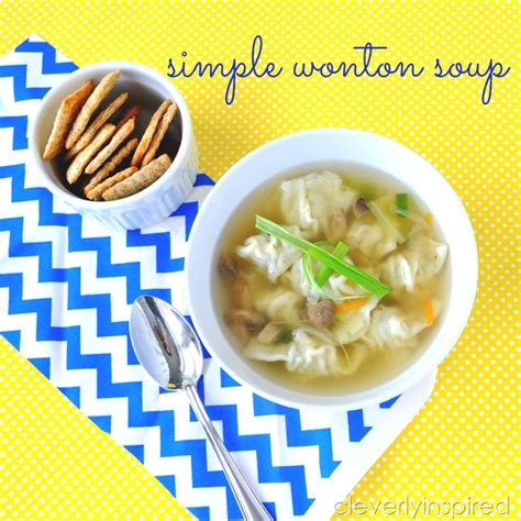 Simple Wonton Soup Recipe