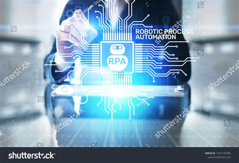 Rpa Robotic Process Automation Innovation Technology Stock Photo 1341139484 Shutterstock