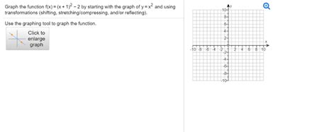 solved graph the function f x x 1 2 by starting with